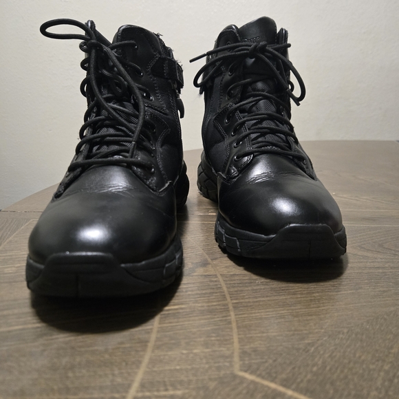 Shoes | Interceptor Mens 12 Black Combat Style Leather Boots ...